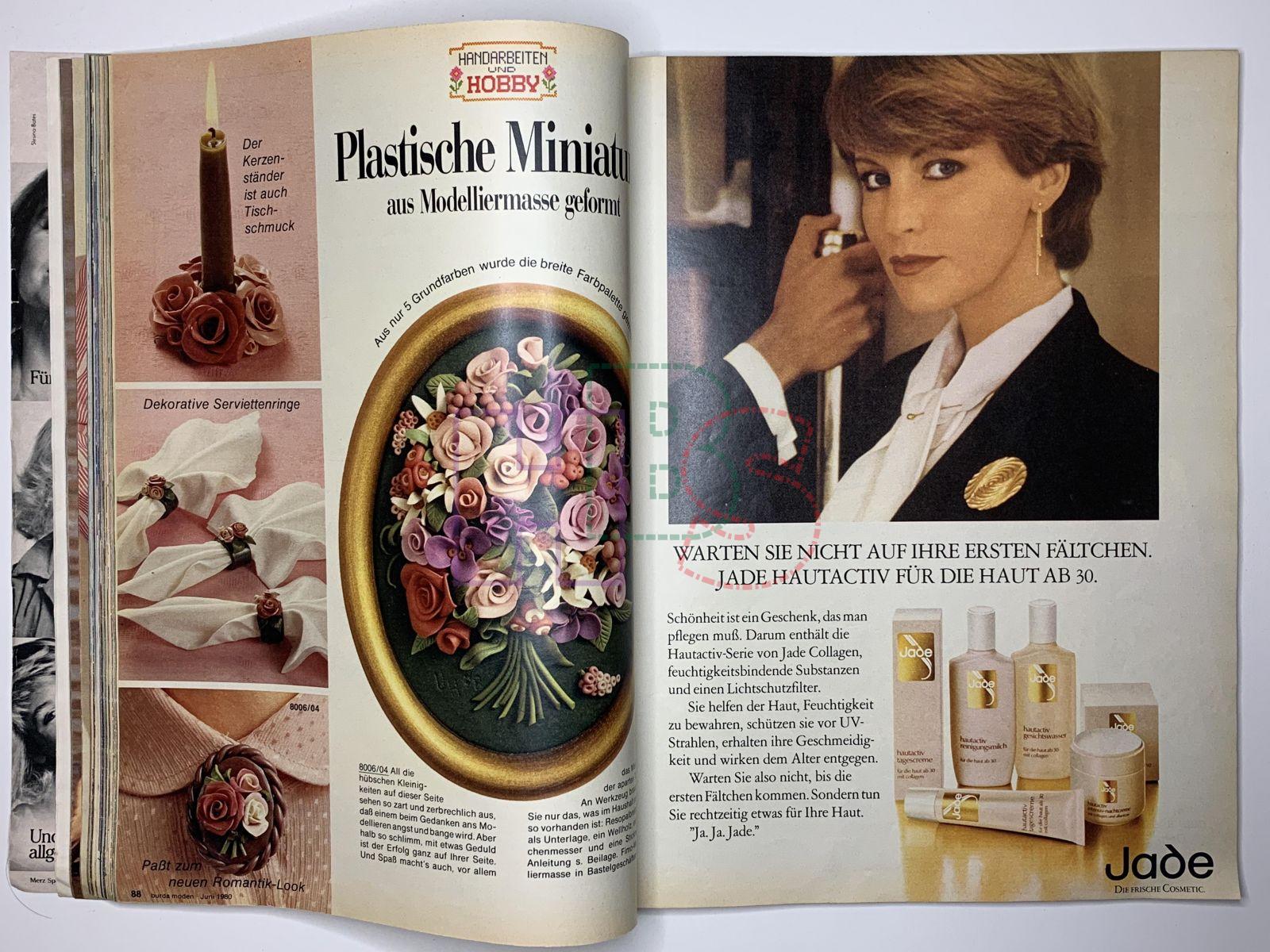 Коллекционный журнал Burda 6 1980. Он-лайн просмотр.