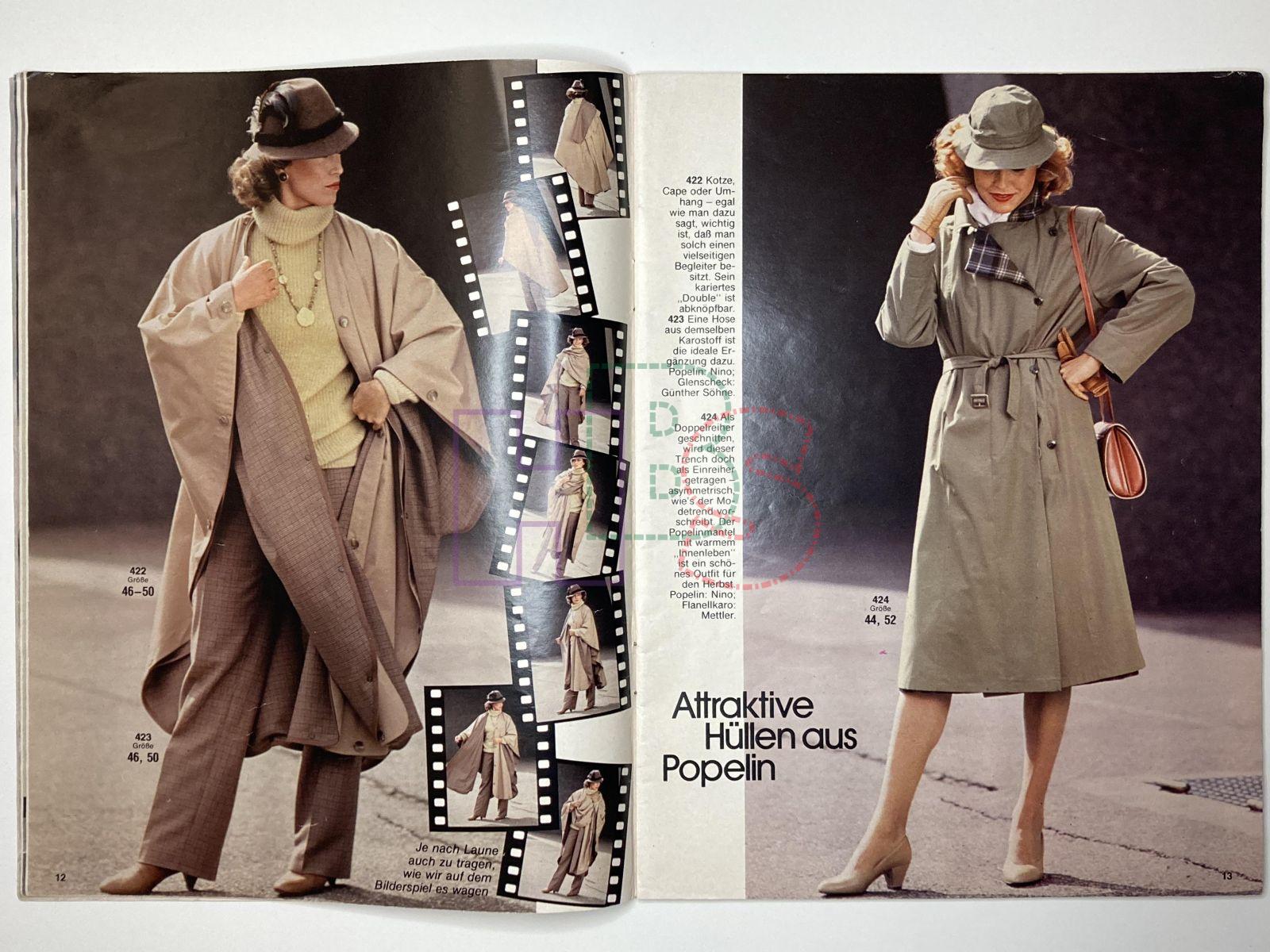 Коллекционный журнал Burda Plus Осень 1981 E568. Он-лайн просмотр.