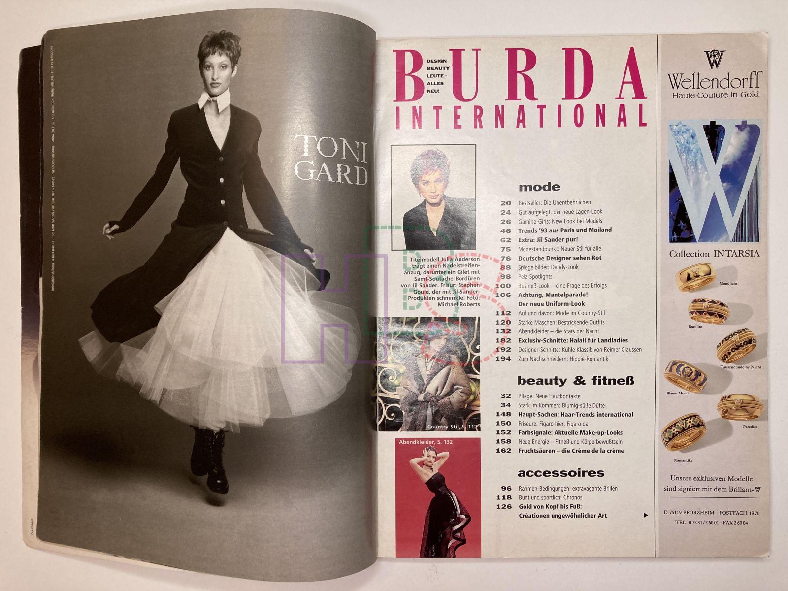 Купить журнал Бурда Burda International Осень 1993 BI-2-016267